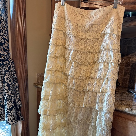 Jade Mackenzie | Skirts | Tiered Lace Skirt Jade Mackenzie | Poshmark